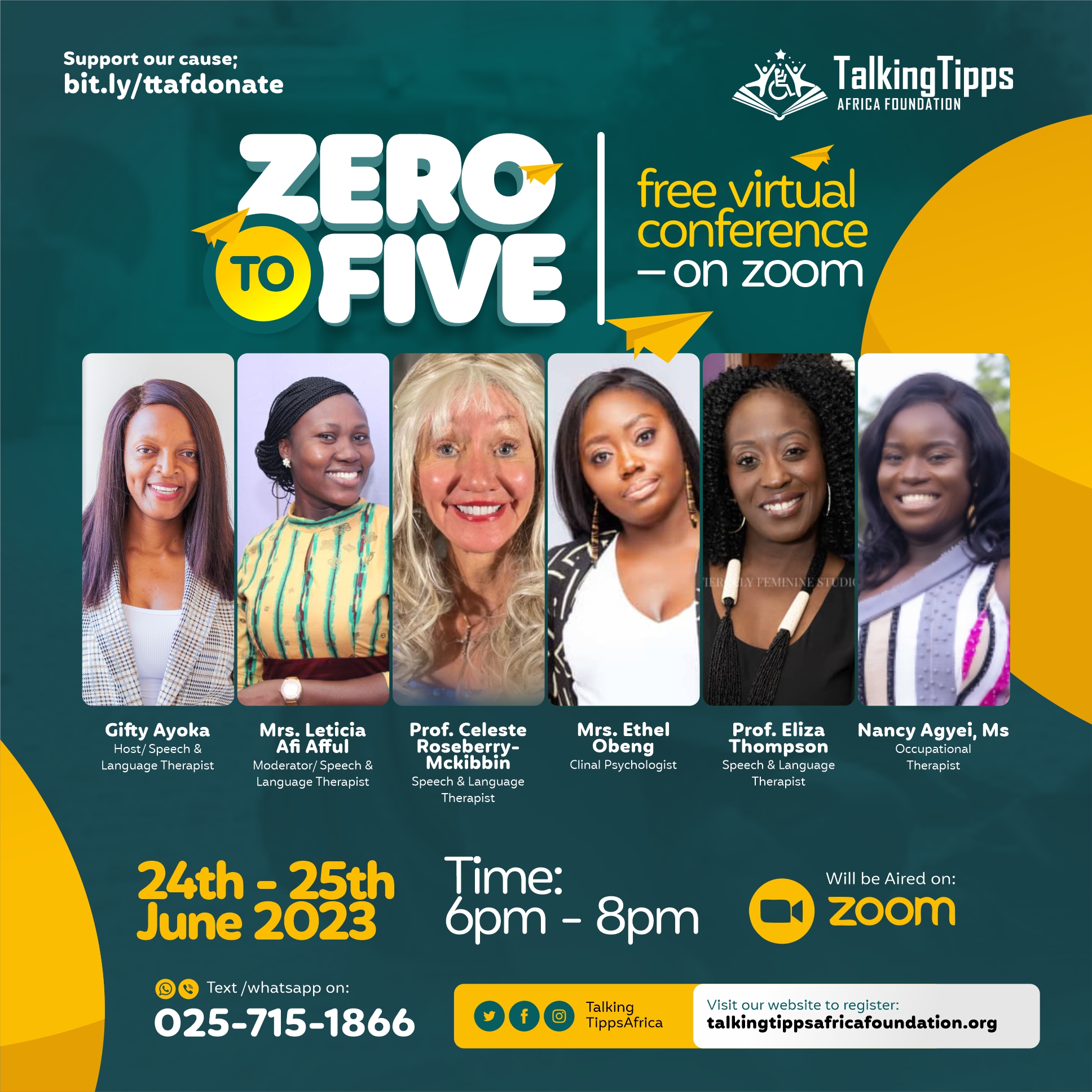 Zero to Five Virtual Conference - 2023 - Talking Tipps Africa Foundation
